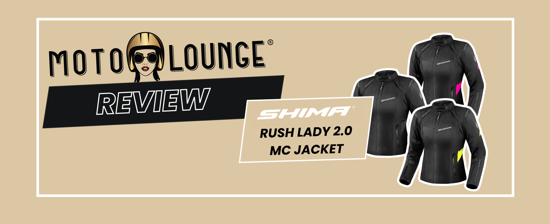 Moto Review: The Rush Lady 2.0 Motorcycle Jacket from Shima – Moto Lounge