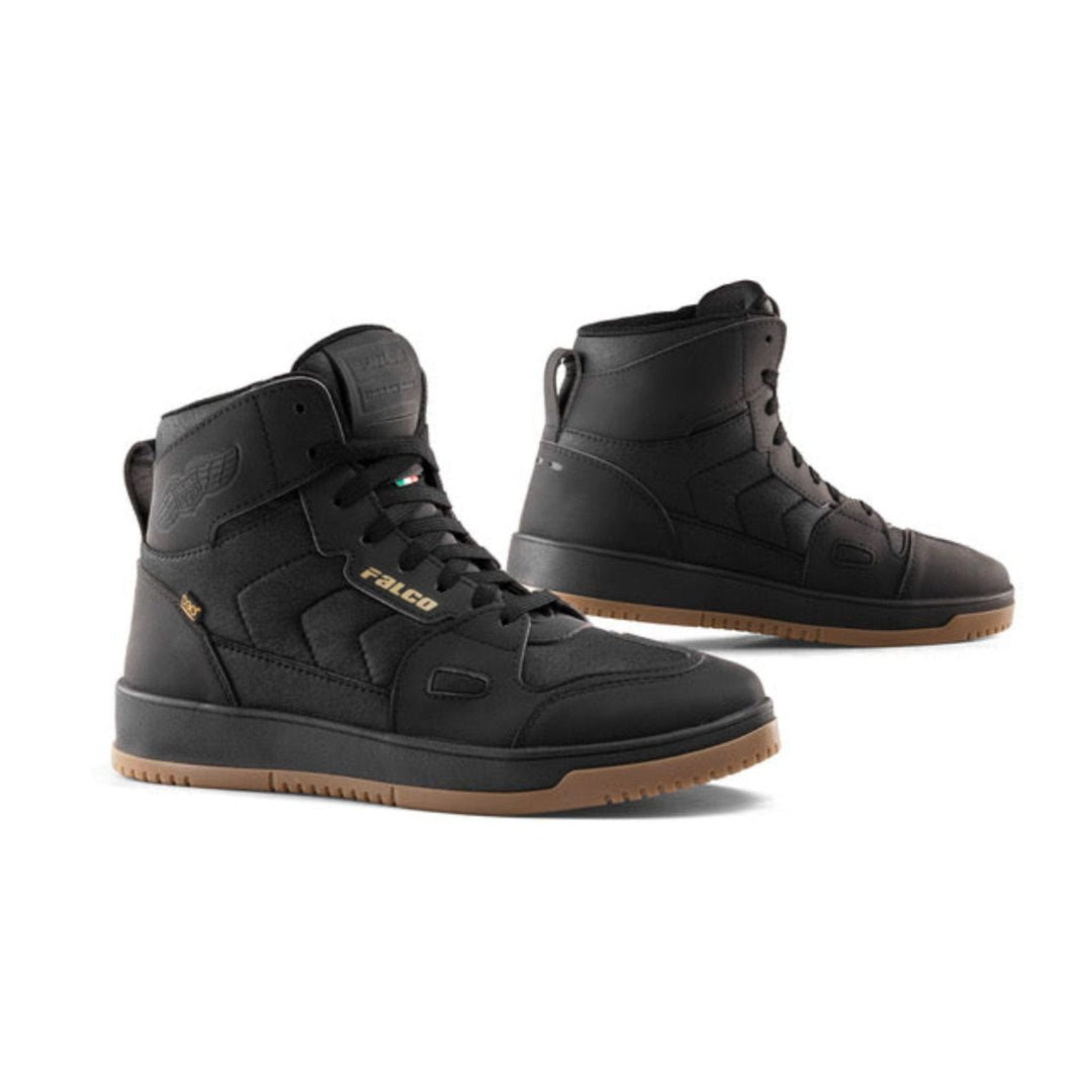 HARLEM LADY BLACK - Lady Leather Motorcycle Sneakers | Moto Lounge